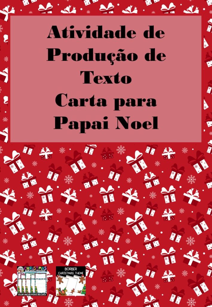 Carta Para Papai Noel - Loja e Blog Estrelinha Pedagógica